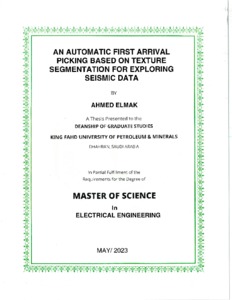 An Automatic First Arrival Picking Based on Texture Segmentation For Exploring Seismic Data ...